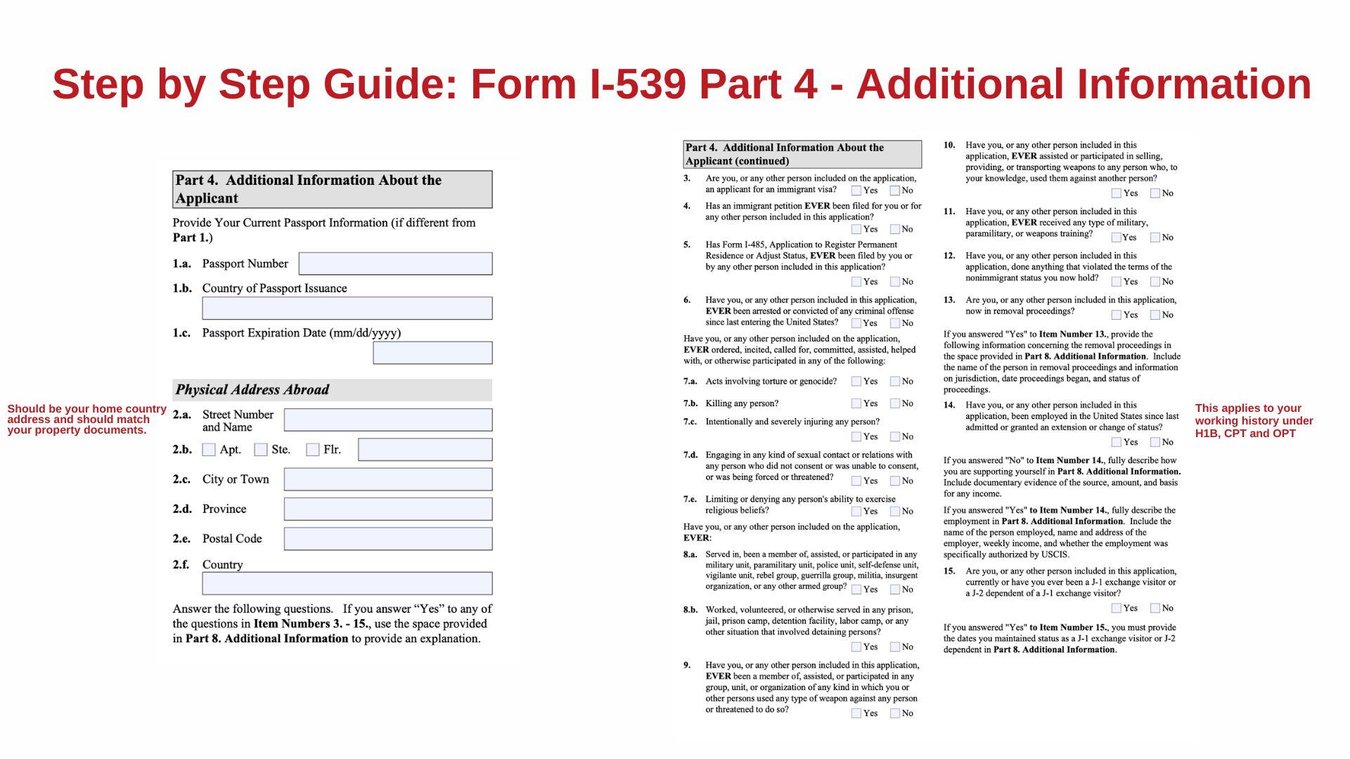 Understanding Form I-539 | Change of Status Guide | USCIS