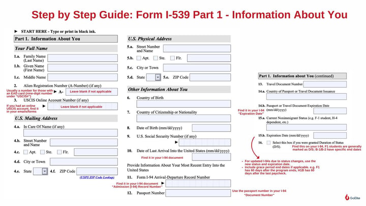Understanding Form I-539 | Change of Status Guide | USCIS